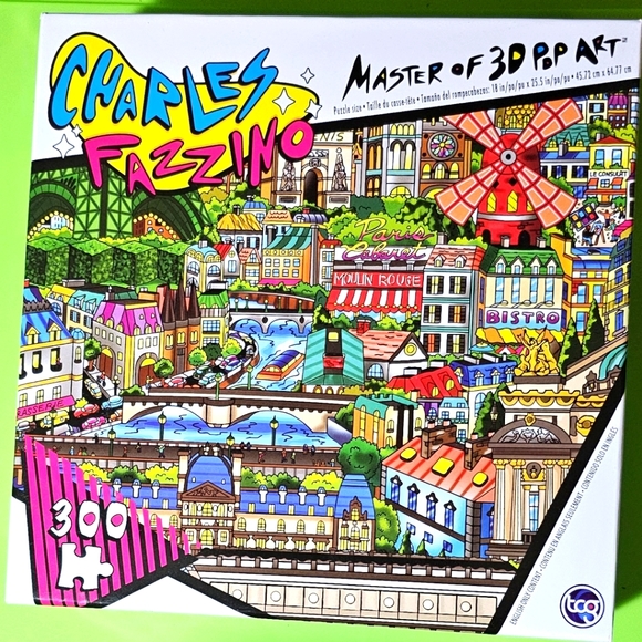 Tcg | Art | Charles Fazzino 30 Brand New Puzzle Master Of 3d Pop Art ...